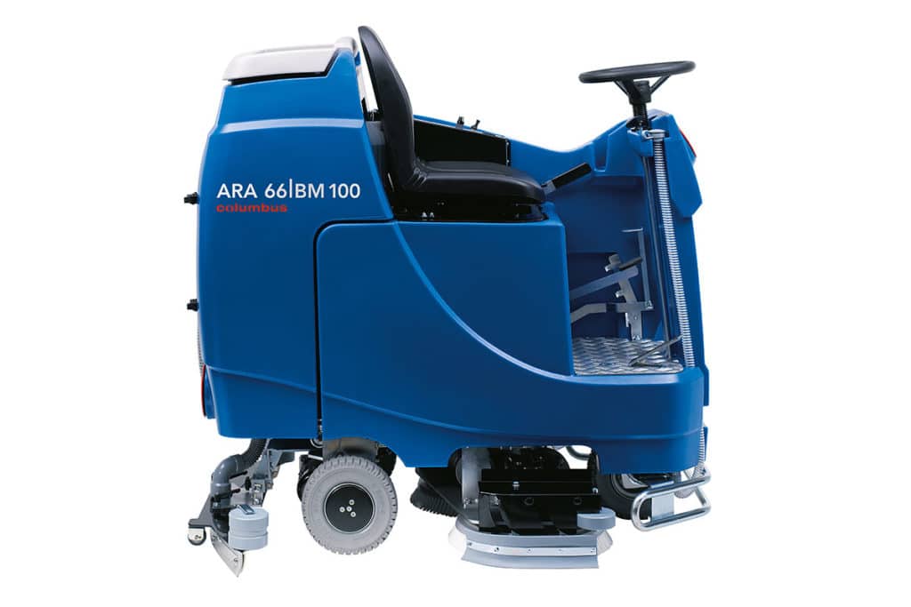 Floor sweeper ARA 66|BM 100 and industrial floor cleaning machines