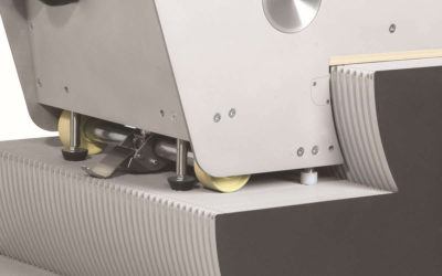 Escalator cleaning with our Step 110 stair cleaning machine