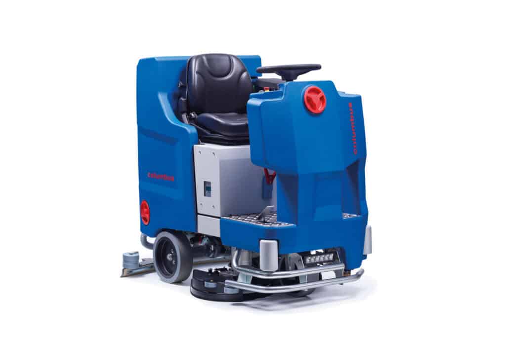 140 litre ride-on scrubber dryer