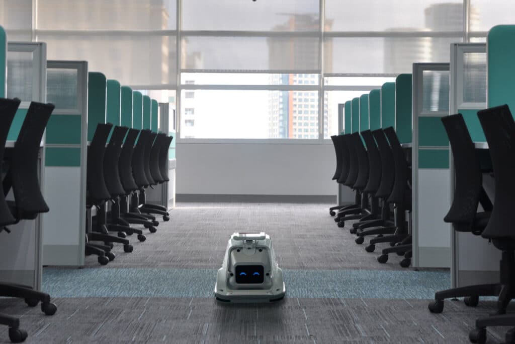 Zaco X 1000 Autonomer Kehrsaugroboter